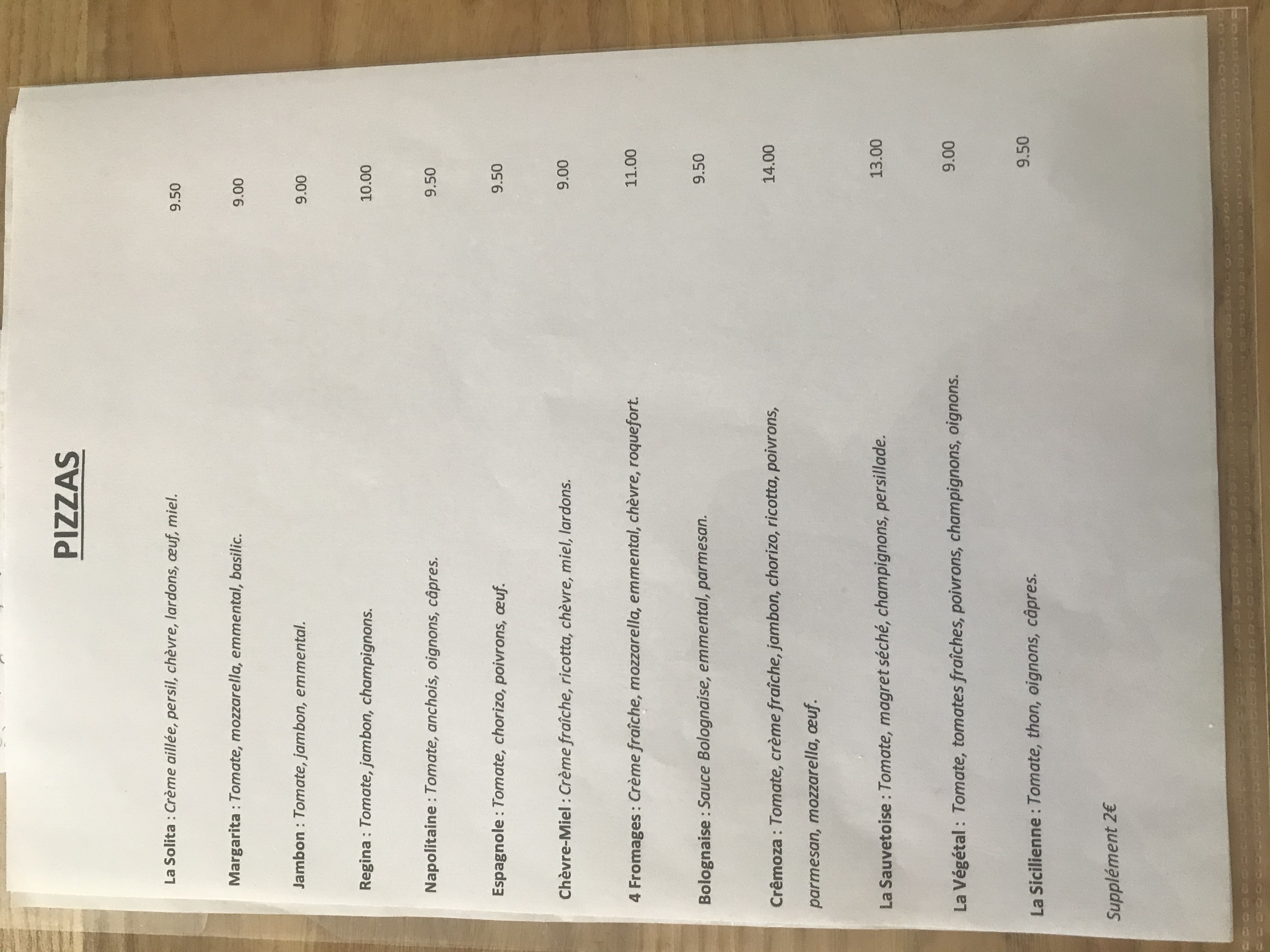 SOLITA - LA SAUVETAT | Française cuisine près de moi