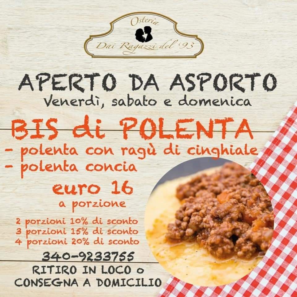 Dai ragazzi del’93 - Restaurant Somma Lombardo | Italian cuisine near ...