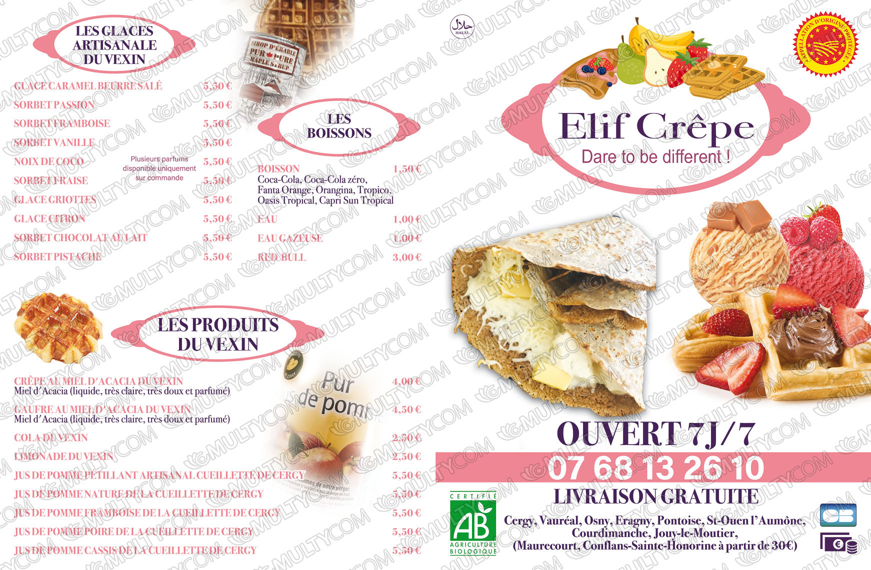 ELIF CREPE - Vauréal | Catering near me | Book now