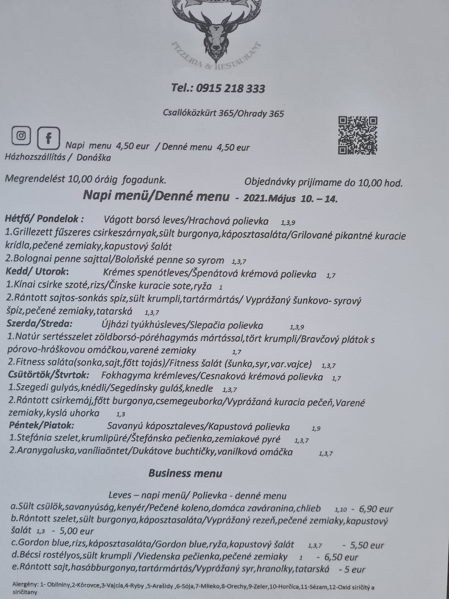 Szarvas pizzeria & restaurant - Ohrady | Maďarská kuchyňa v mojej ...