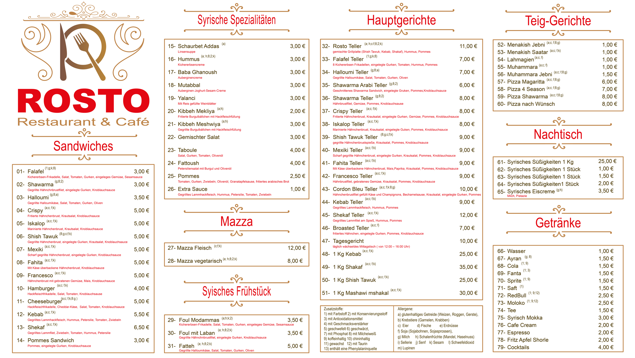 Restaurant Rosto - Kiel | オリエンタル料理が近くにあります | 今すぐ予約