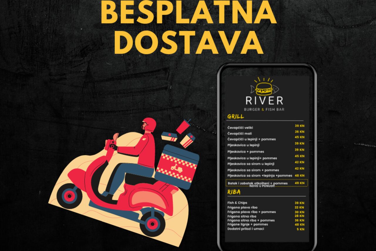 Fast Food RIVER - RIJEKA | Bar near me | Book now