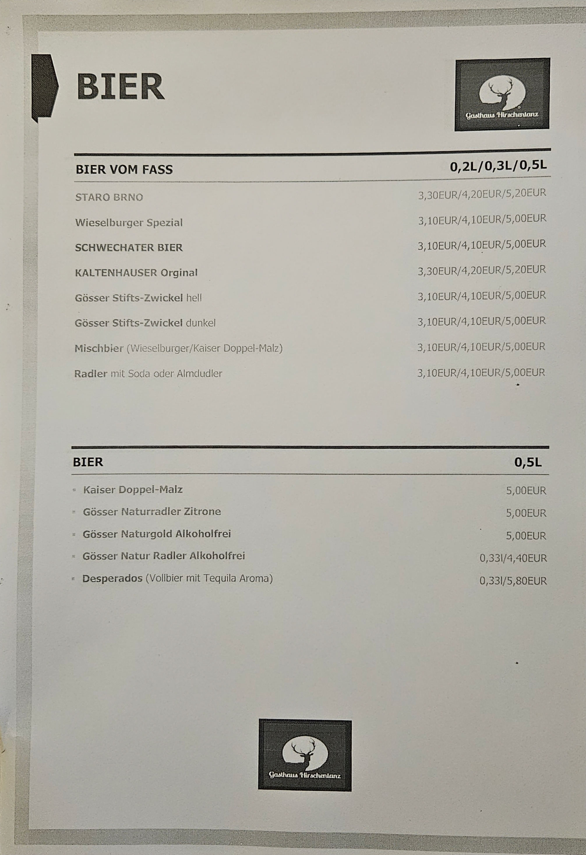 Gasthaus Hirschentanz - Breitenfurt | Österreichische Küche in meiner ...