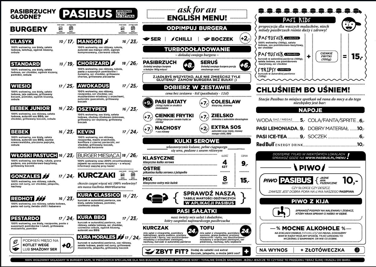 Pasibus Wroclavia - Restaurant Wrocław | American cuisine near me