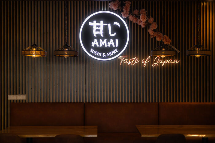 AMAI by Delitzsch - Sushi, Robata & Bar - Delitzsch | Japanese cuisine near me | Book now