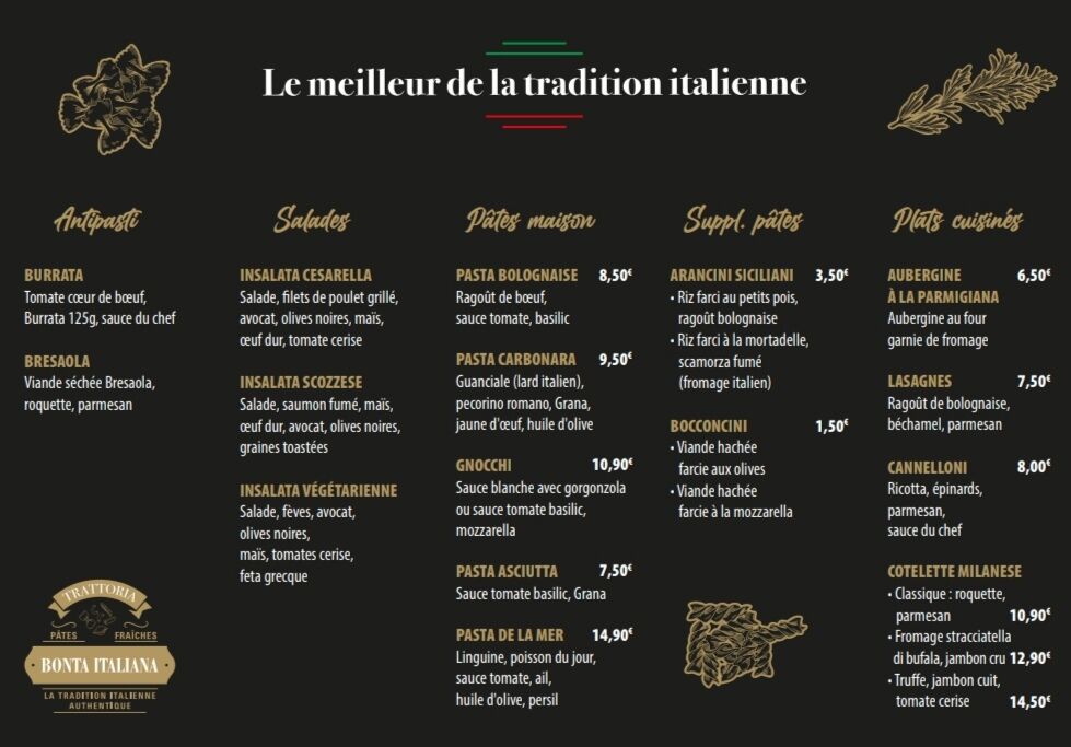 BONTA ITALIANA - Istres | Italian cuisine near me | Book now