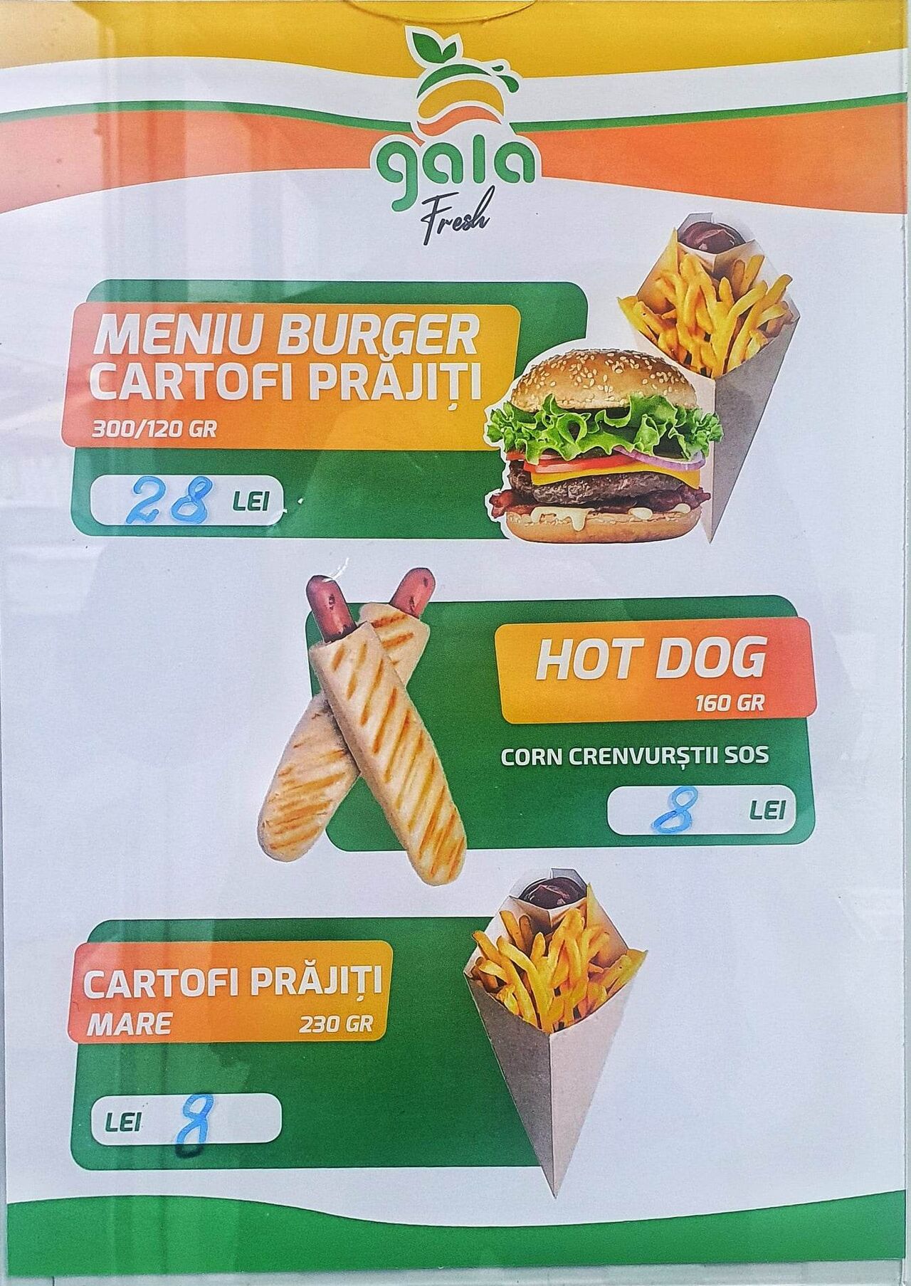 Fast food Gala Fresh - Arad | Romanian cuisine near me | Book now