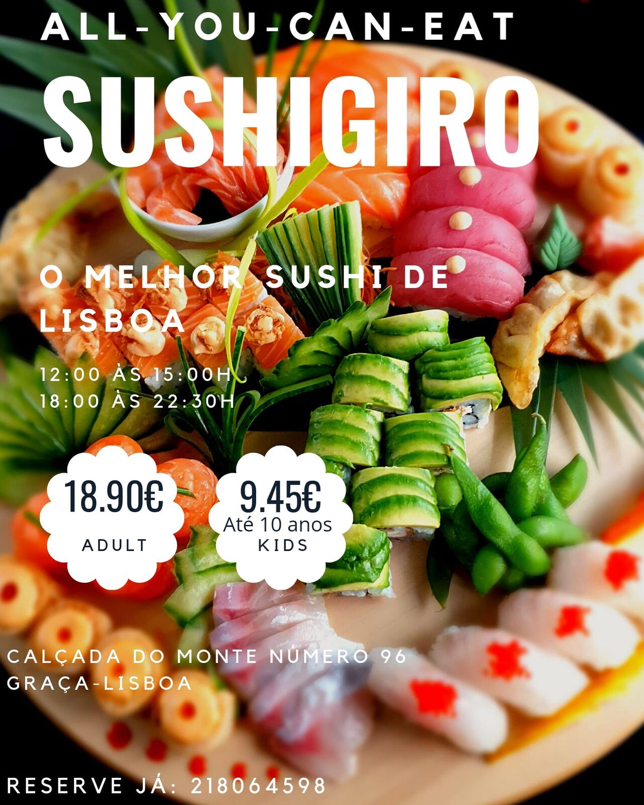 Sushi Giro - Lisboa | Japonesa cozinha próximo de mim | Reserve agora